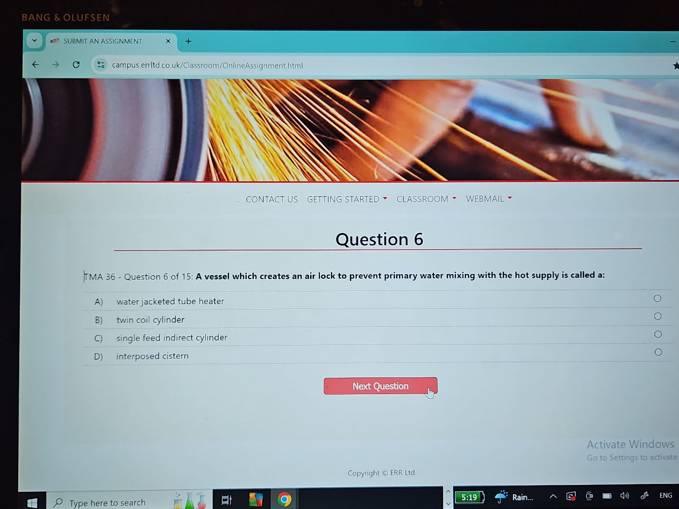 Question 6 TMA 36 - Question 6 of 15: A | StudyX