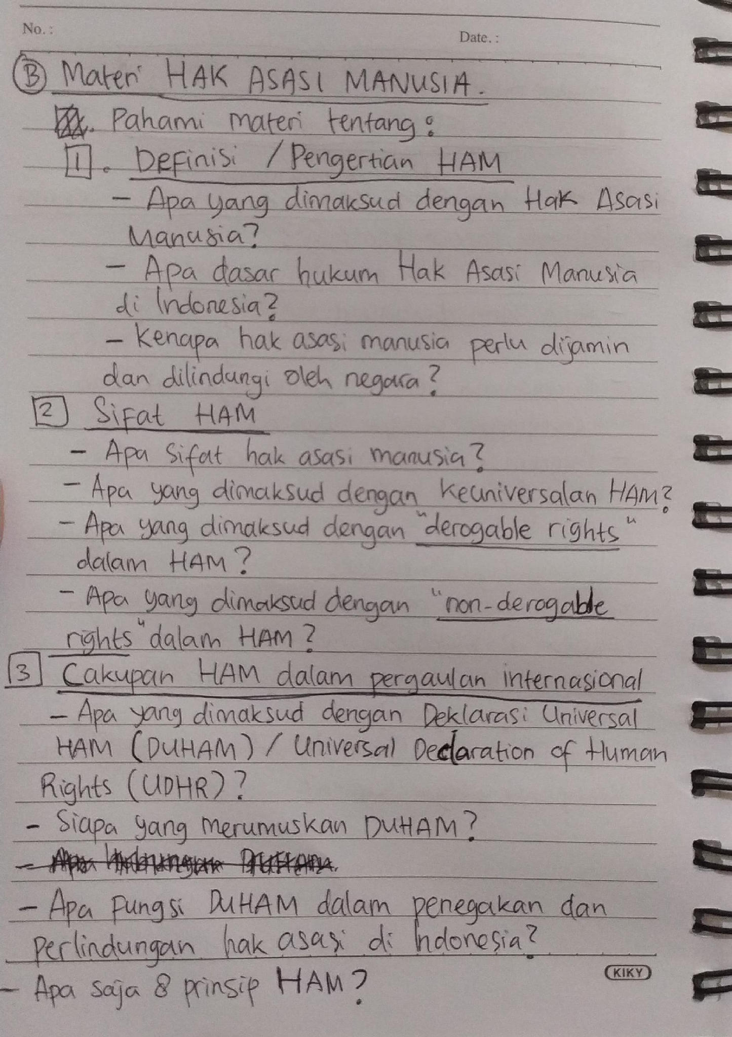 Materi HAK ASASI MANUSIA. Pahami materi | StudyX