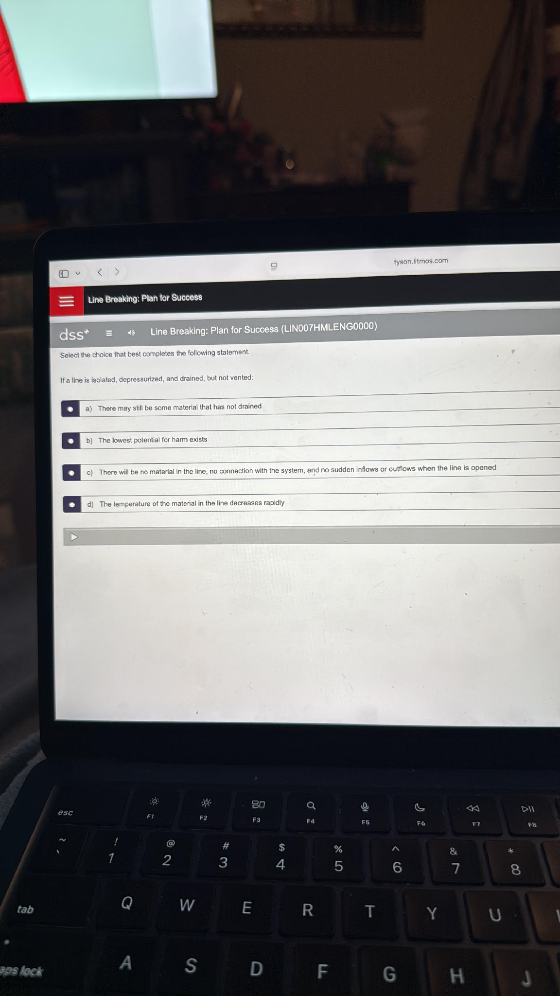 Select the choice that best completes the | StudyX