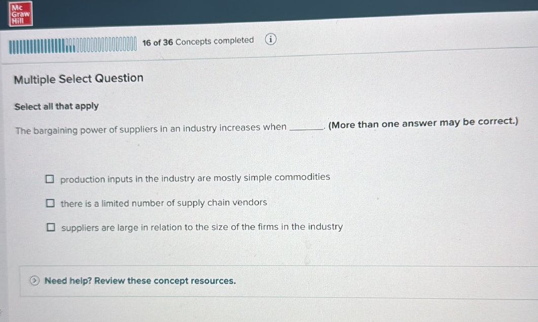 Multiple Select Question Select all that | StudyX