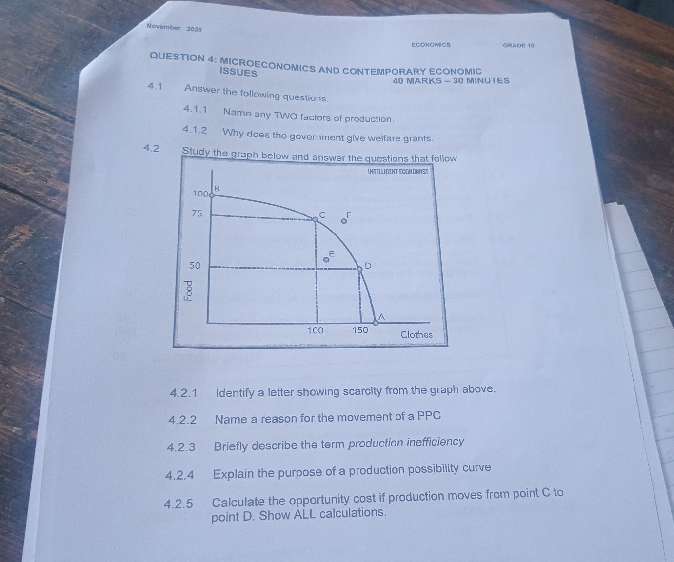 Study the graph below and answer the | StudyX