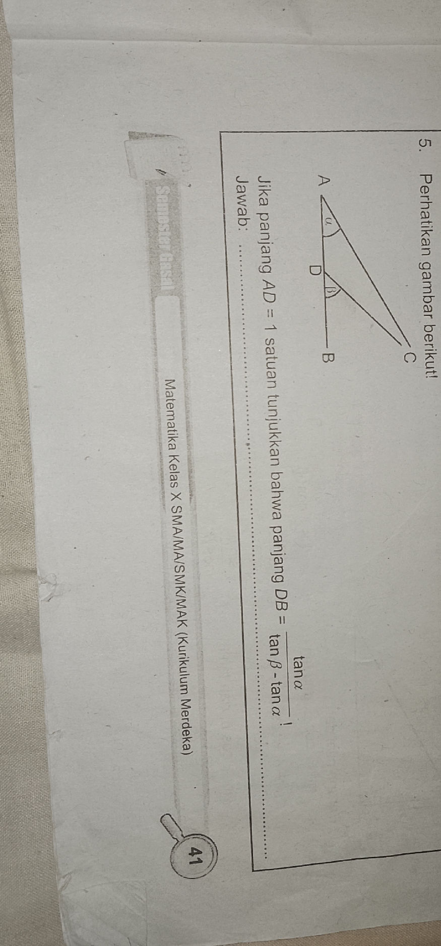 Perhatikan gambar berikut! [Diagram shows | StudyX