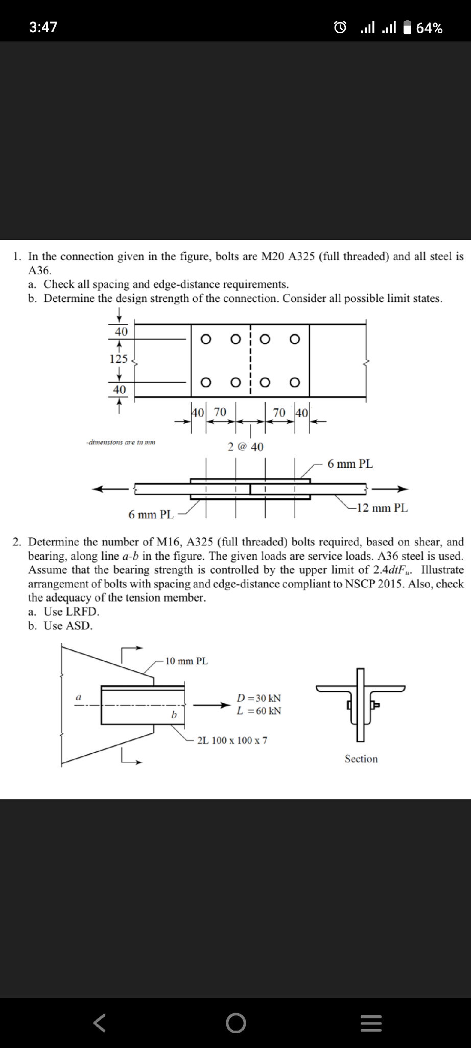 1. In the connection given in the figure, | StudyX