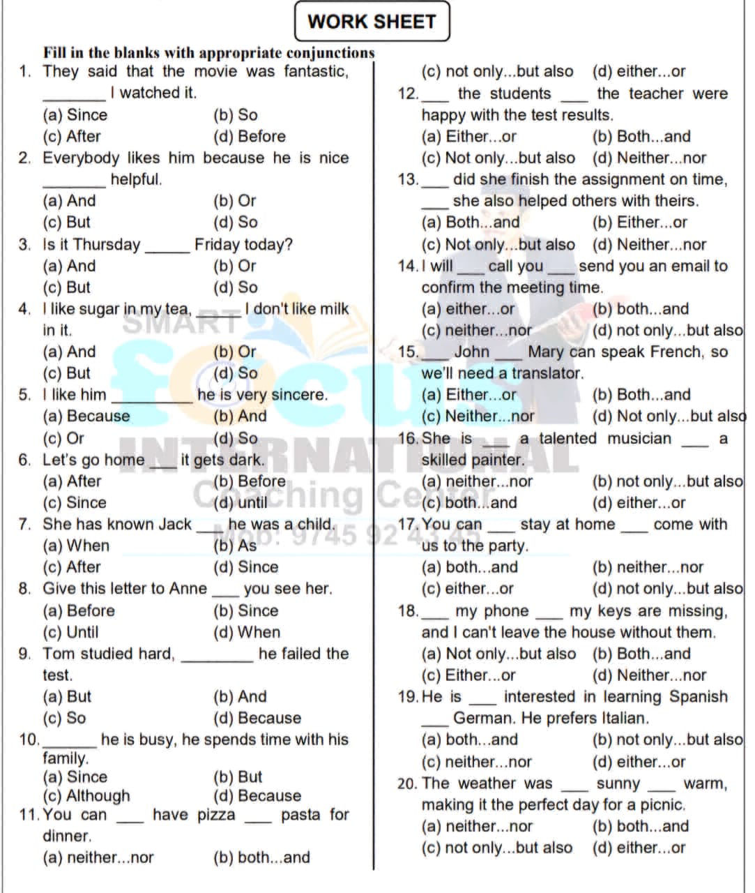 Fill in the blanks with appropriate | StudyX