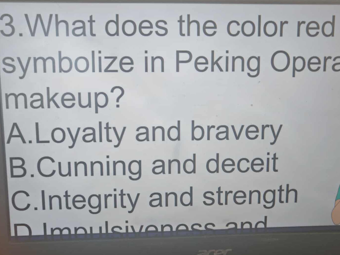 3. What does the color red symbolize in | StudyX