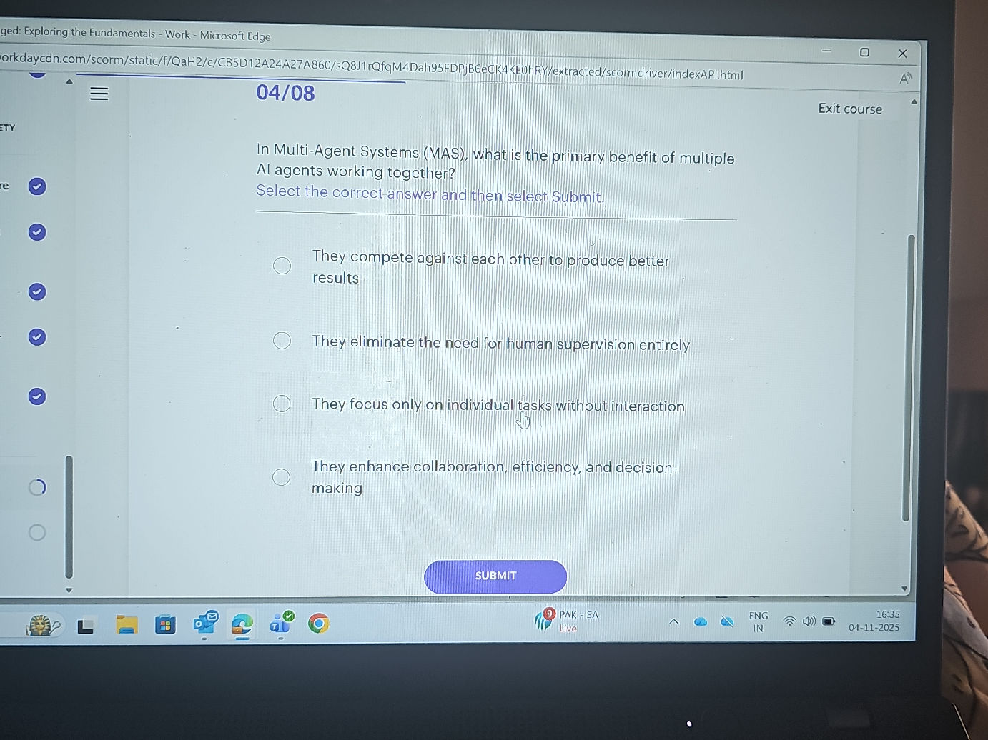 In Multi-Agent Systems (MAS), what is the | StudyX