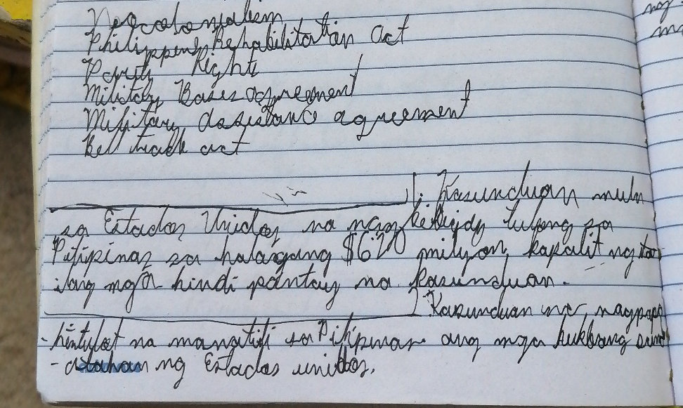 Negosasyong mababawasan ang utang ng | StudyX