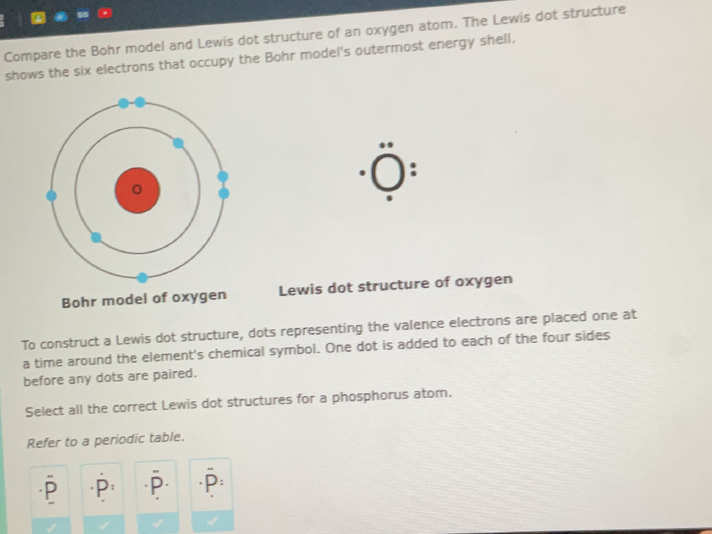 Compare the Bohr model and Lewis dot | StudyX