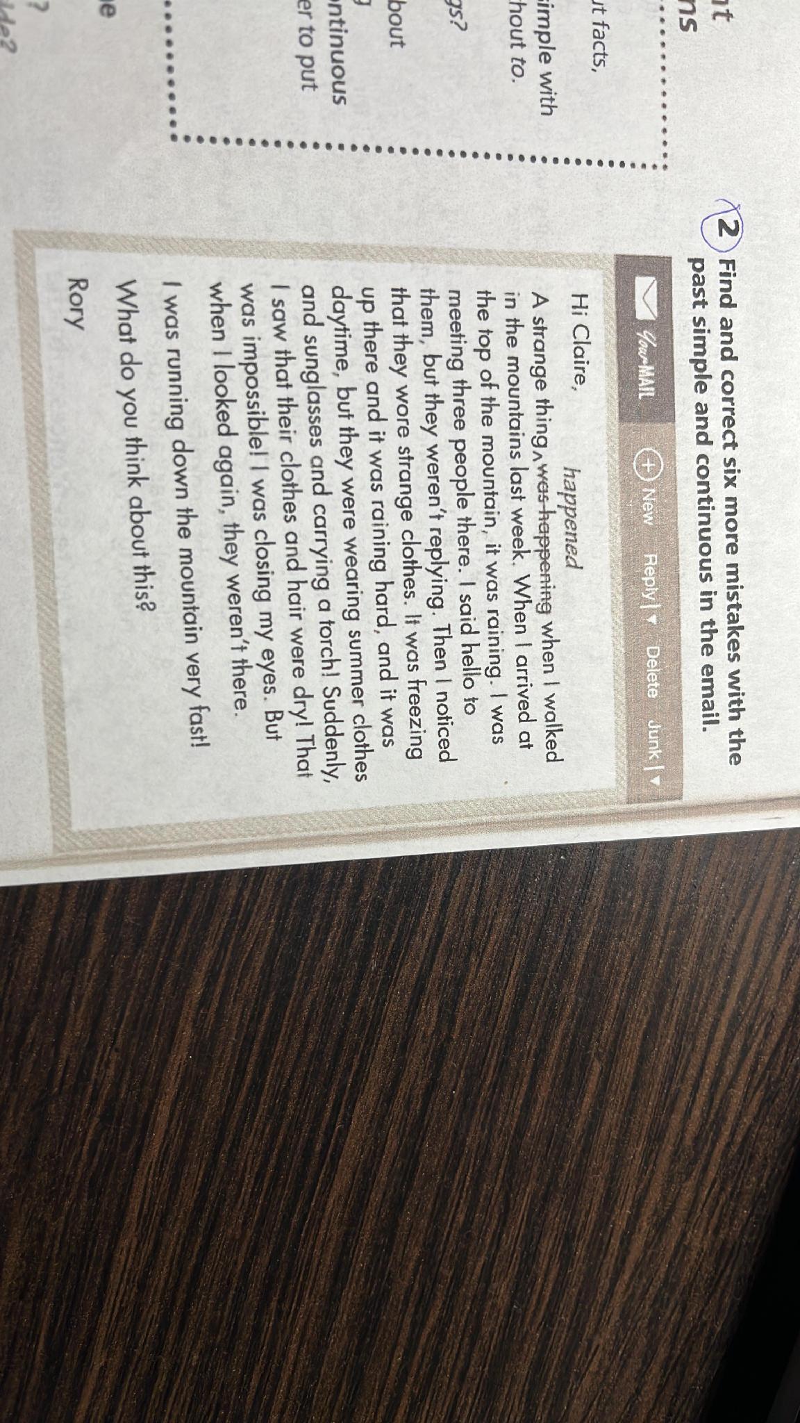 2 Find and correct six more mistakes with | StudyX