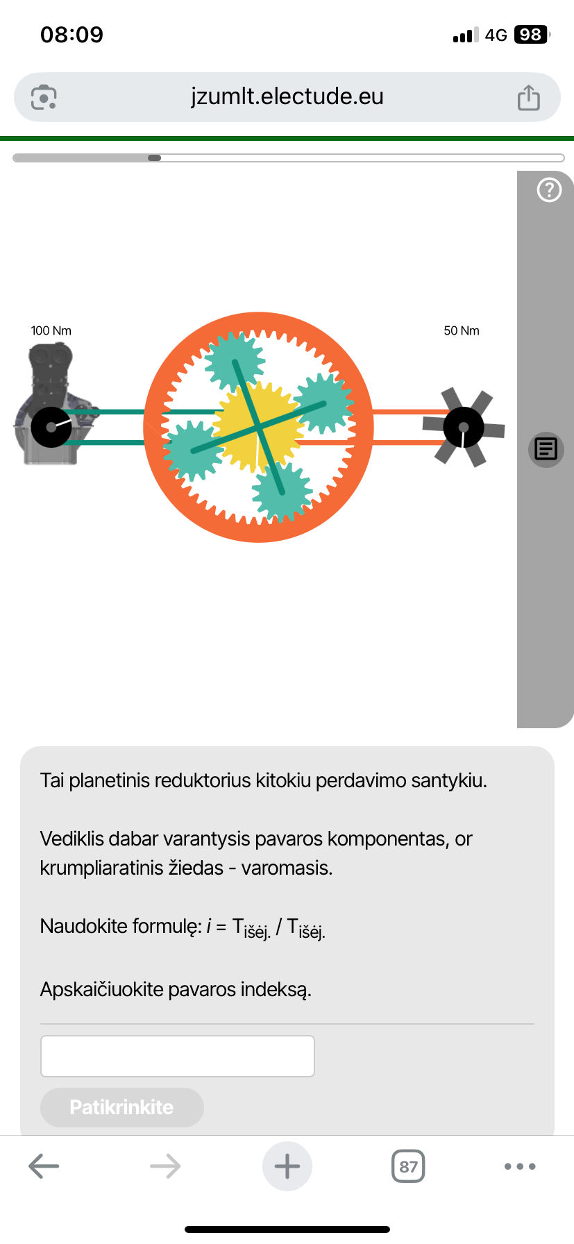 Tai planetinis reduktorius kitokiu perdavimo | StudyX