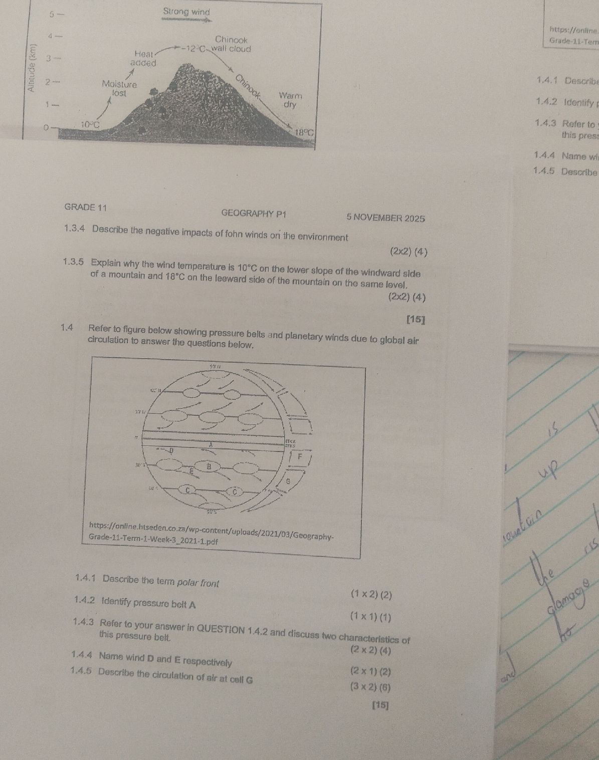 GRADE 11 GEOGRAPHY P1 5 NOVEMBER 2025 1.3.4