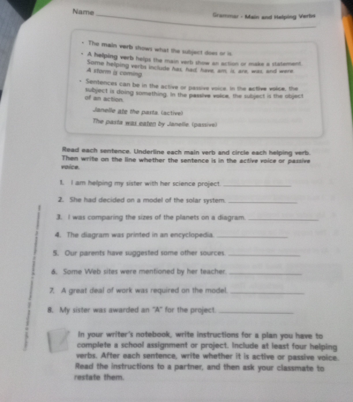 The main verb shows what the subject does or | StudyX