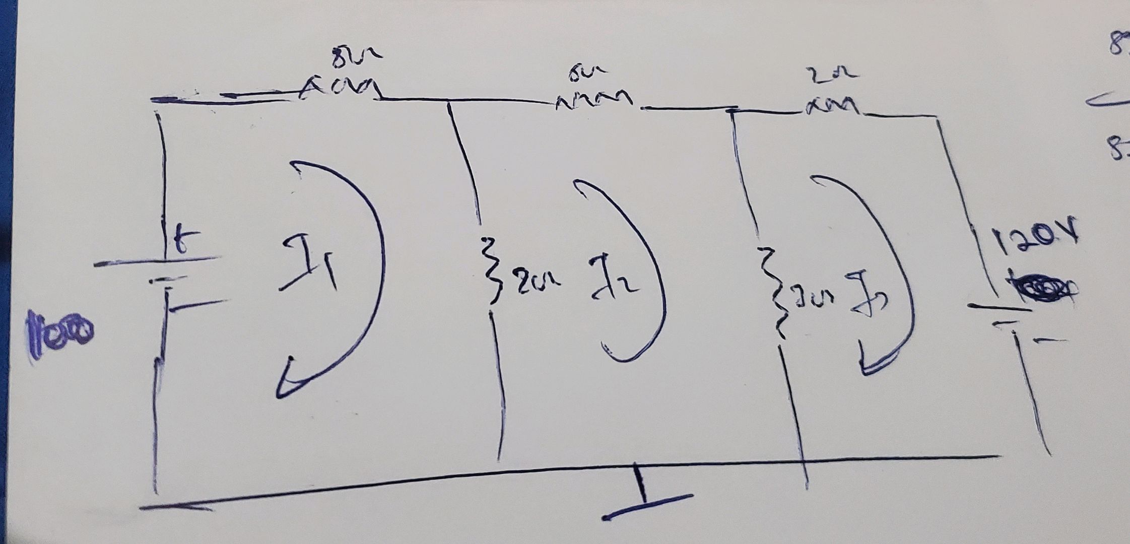 The image depicts an electrical circuit with | StudyX