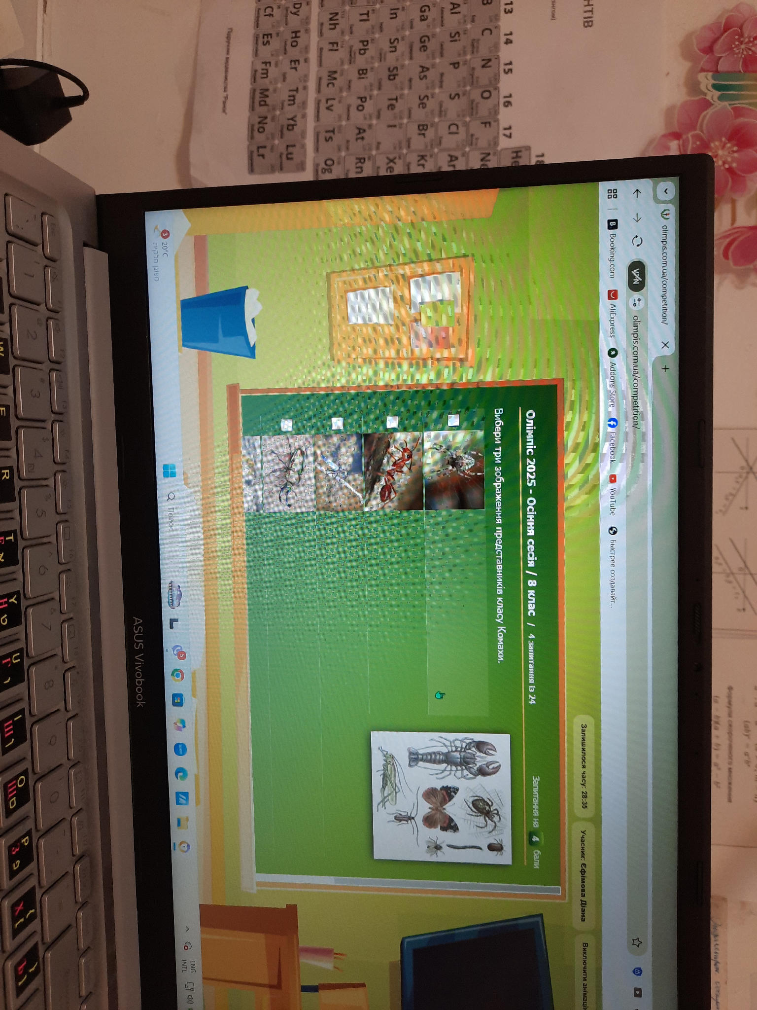 Олімпіс 2025 - Осіння сесія / 8 клас / 4 | StudyX