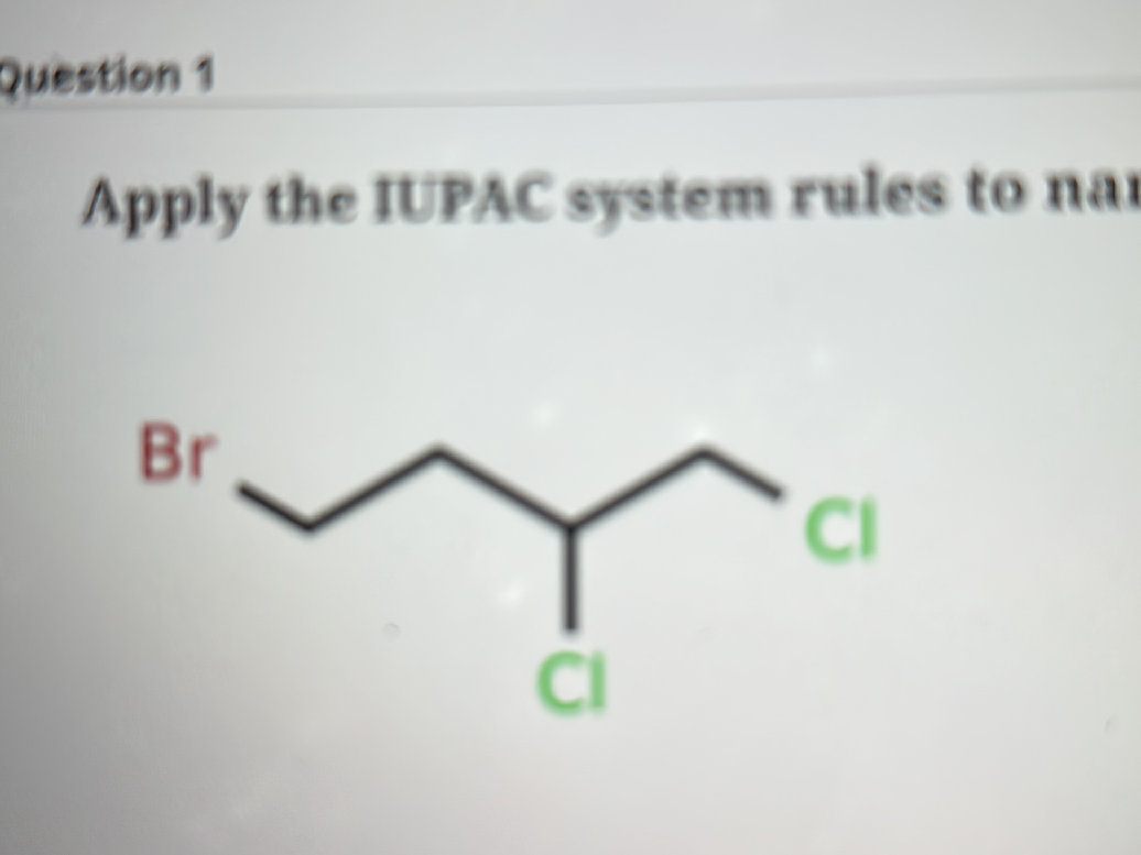 Apply the IUPAC system rules to name the | StudyX