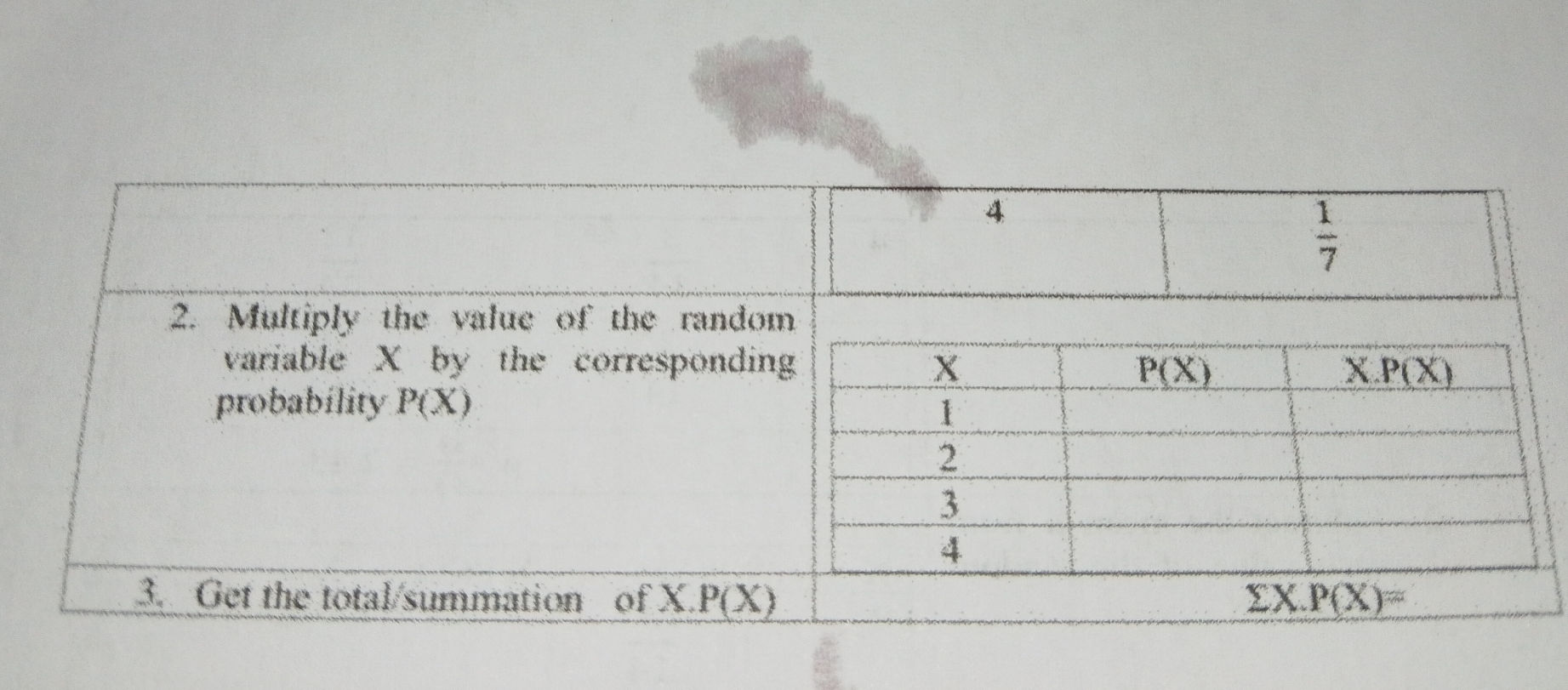 The problem involves a probability | StudyX