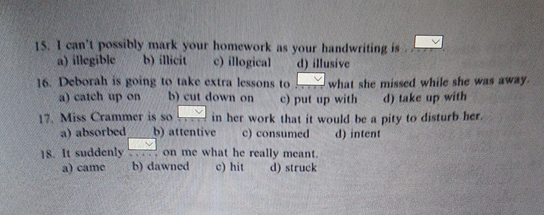 15. I can't possibly mark your homework as | StudyX