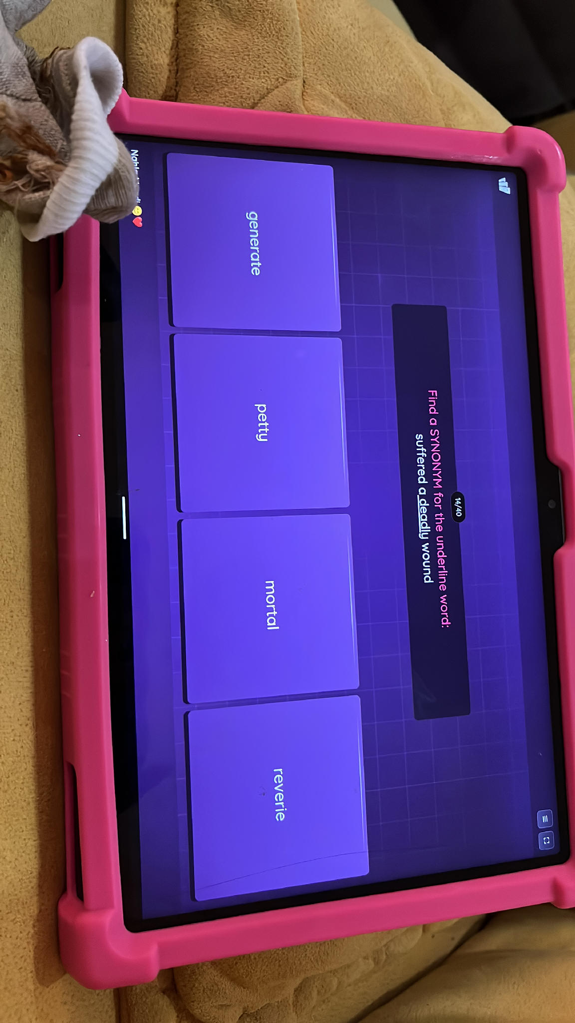 Find a SYNONYM for the underline word: | StudyX