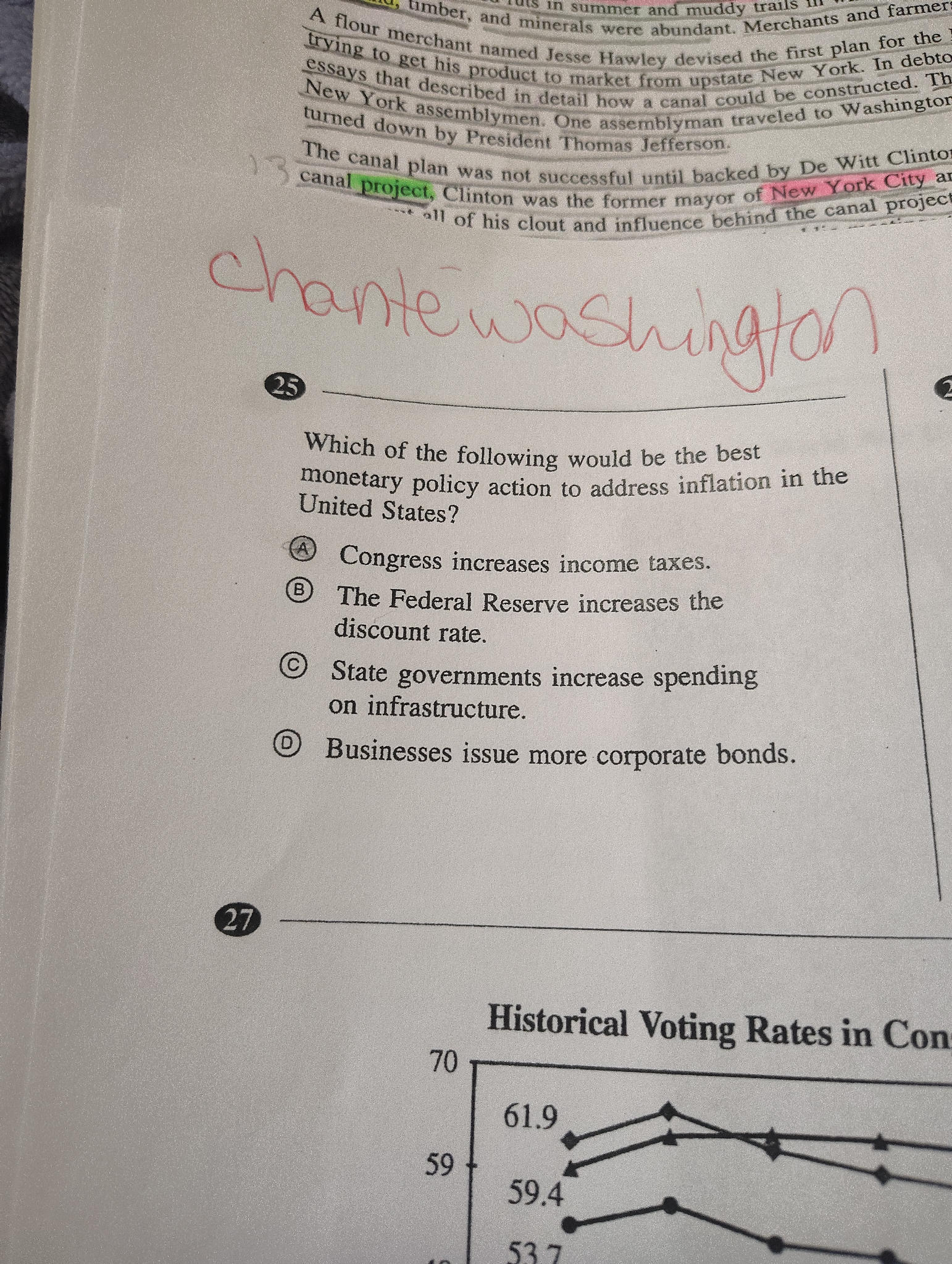 Which of the following would be the best | StudyX