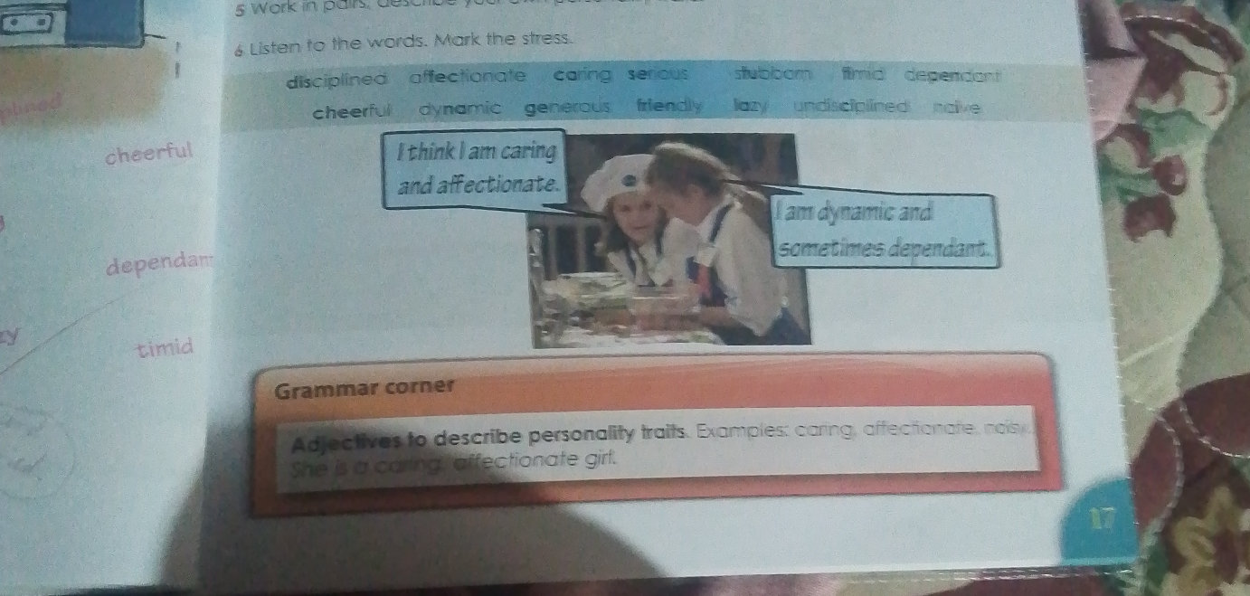 5 Work in pairs. describe your own | StudyX