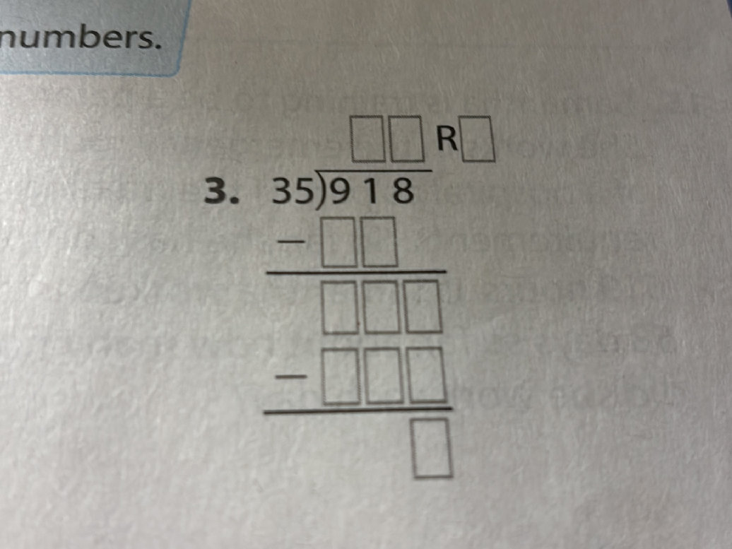 Complete the long division problem shown | StudyX