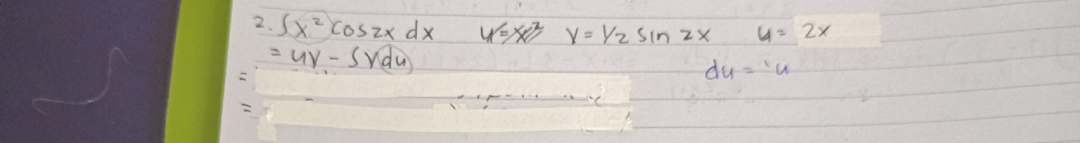 2. $ x^2 2x \, dx$ Calculations suggest: | StudyX