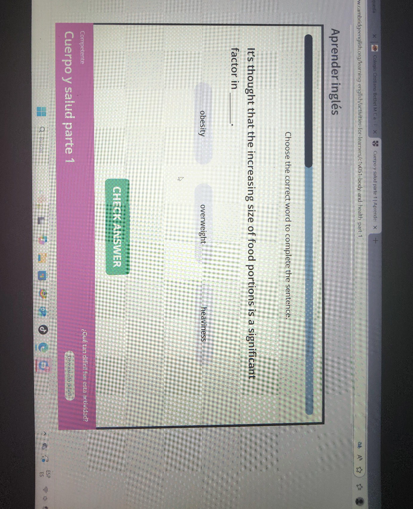 Choose the correct word to complete the | StudyX