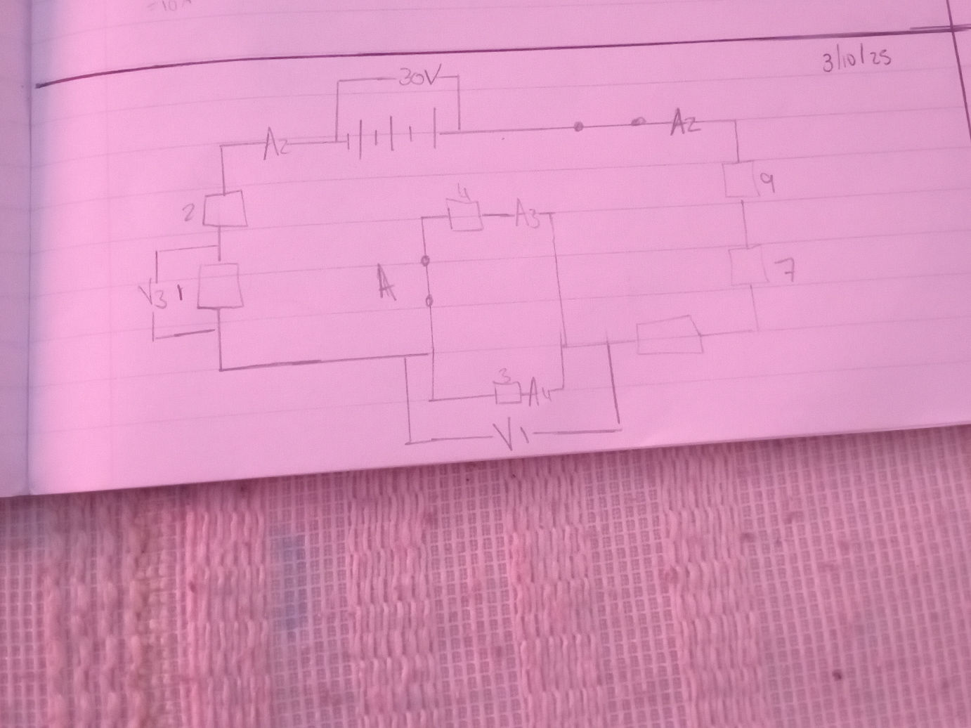 The image displays an electrical circuit | StudyX