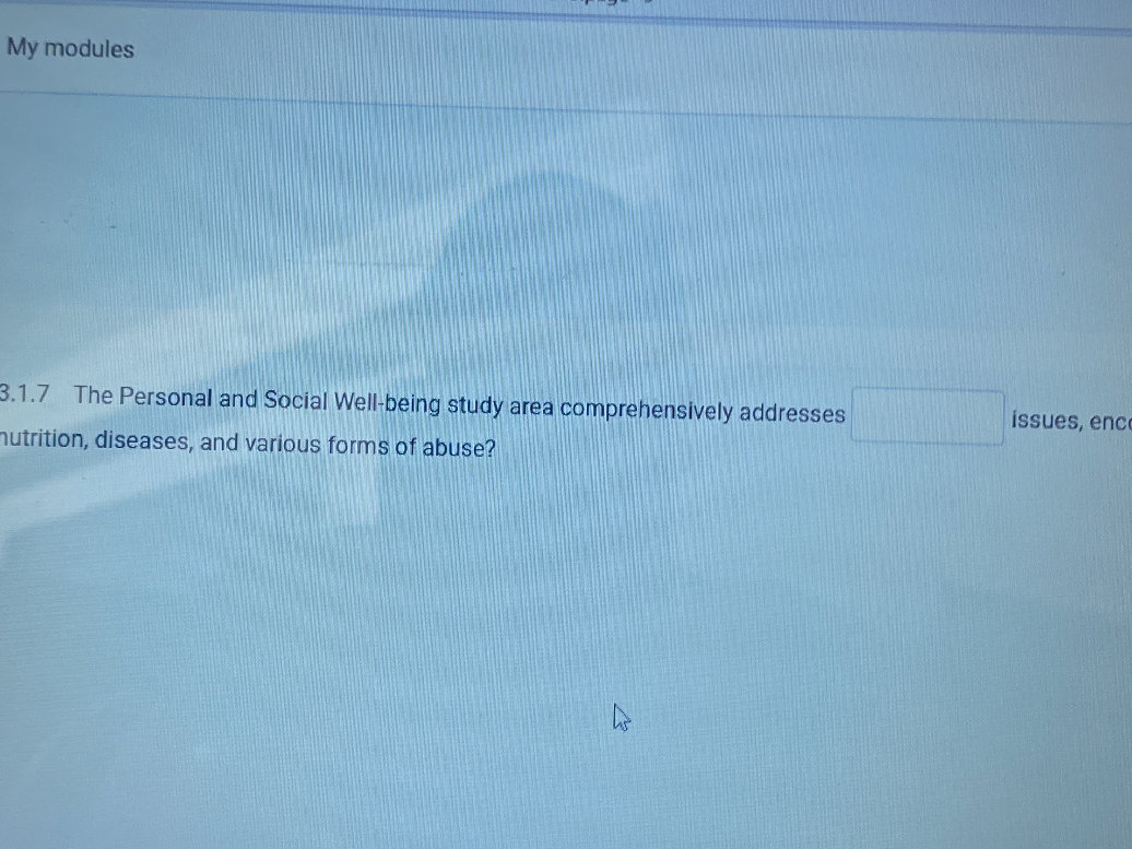 The Personal and Social Well-being study | StudyX