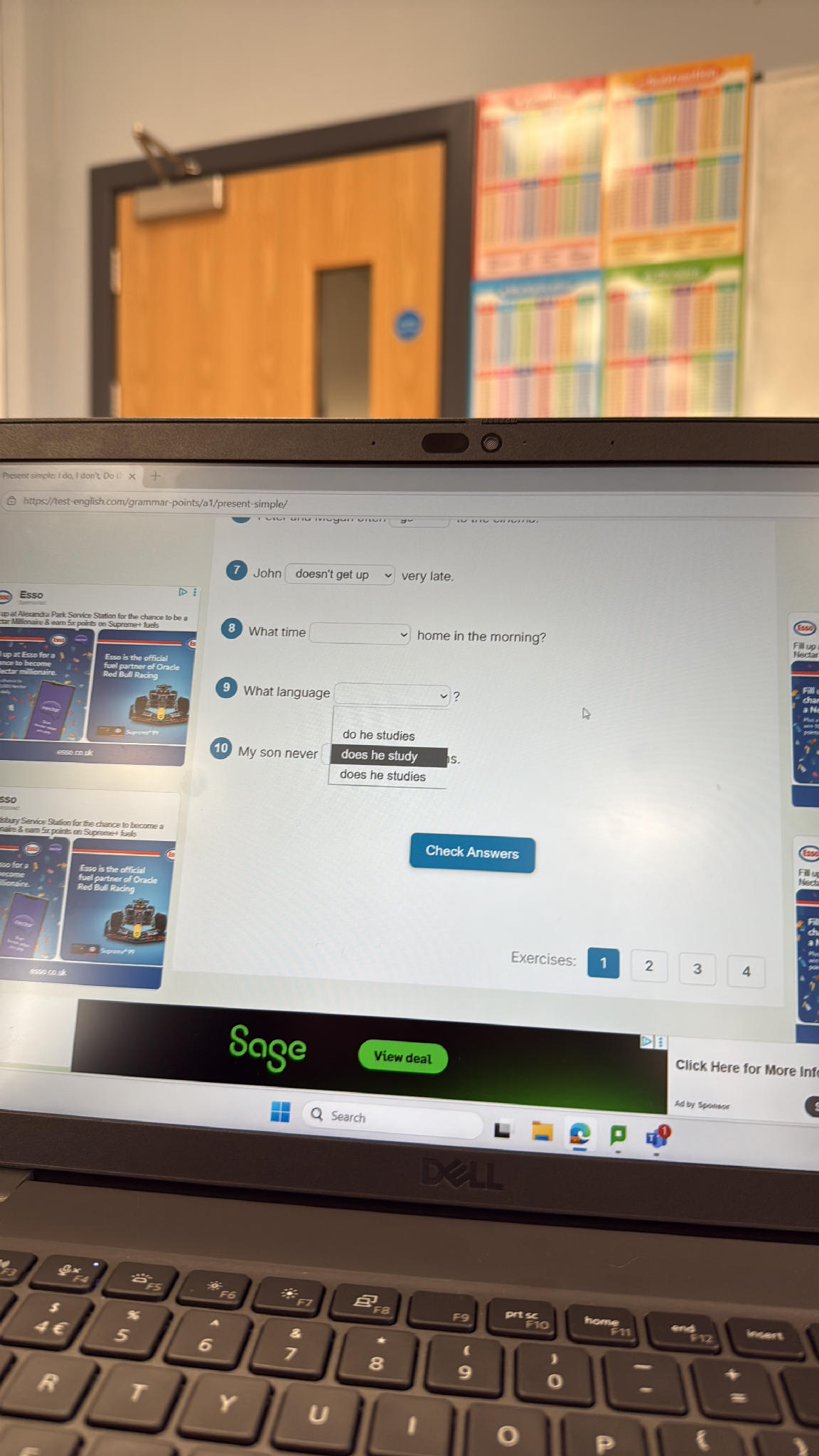 8 What time [Text input box] dropdown menu | StudyX