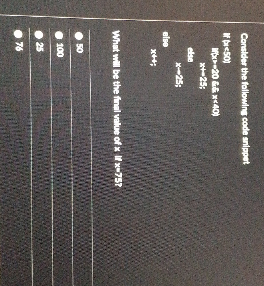 Consider the following code snippet ``` if | StudyX