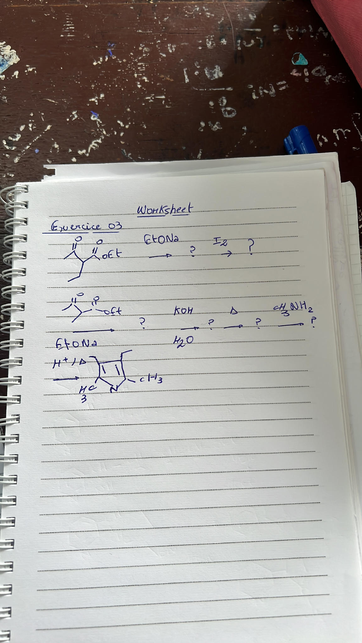 Exercice 03 Structure 1 (Ethyl | StudyX