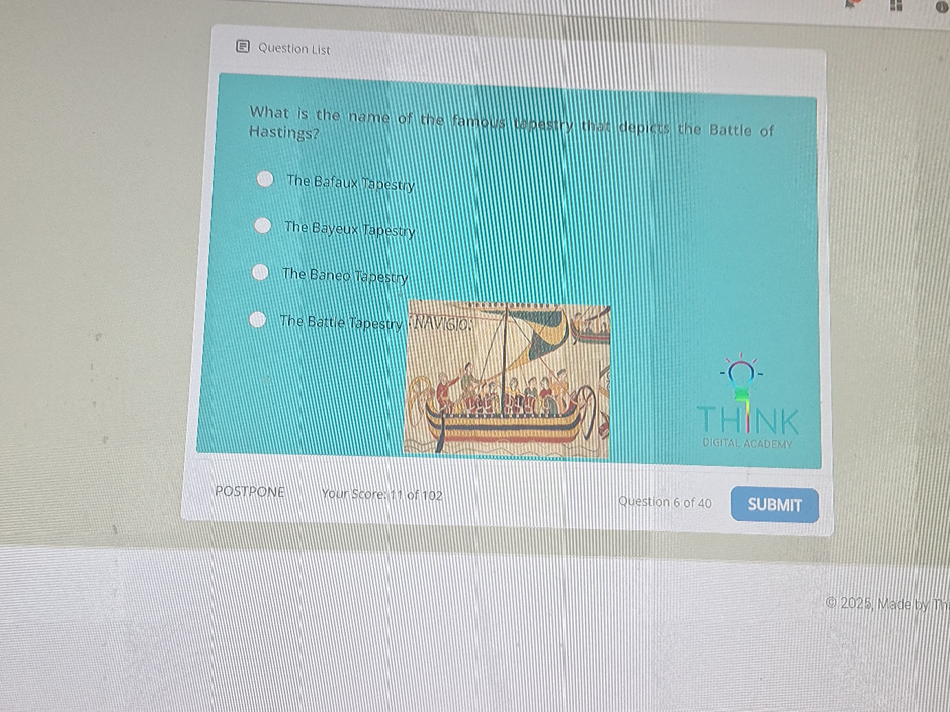 What is the name of the famous tapestry that | StudyX