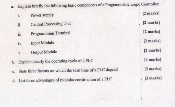 a. Explain briefly the following basic | StudyX