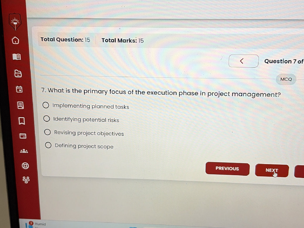 7. What is the primary focus of the | StudyX