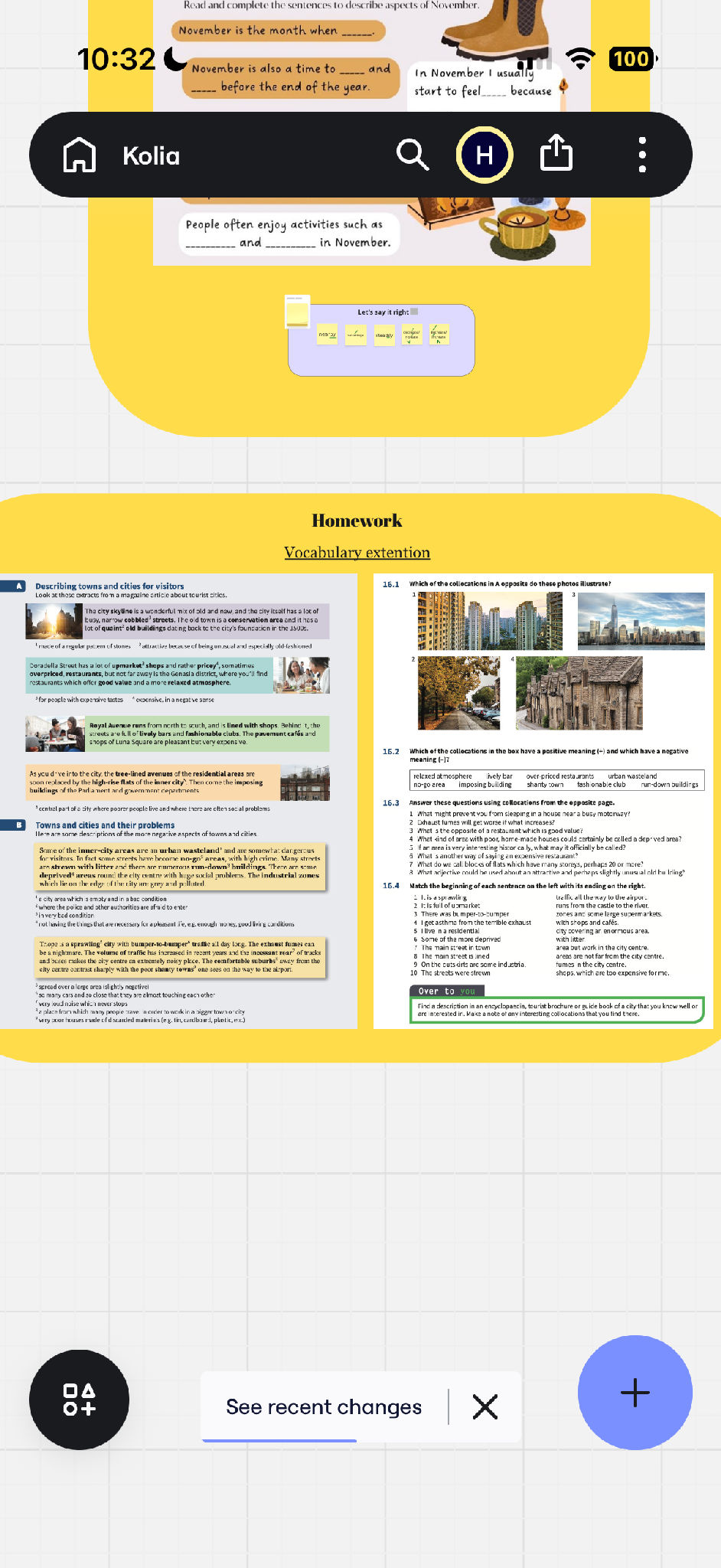 Read and complete the sentences to describe | StudyX