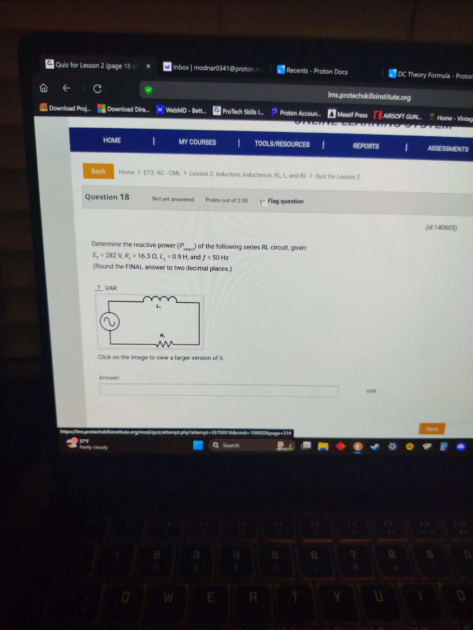 Determine the reactive power ($P_{ | StudyX
