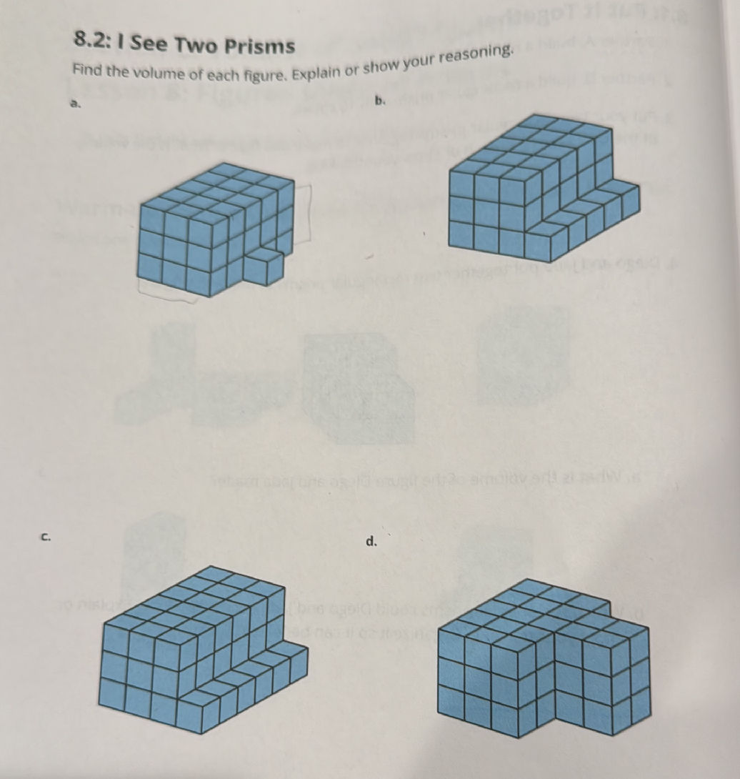 8.2: I See Two Prisms Find the volume of | StudyX