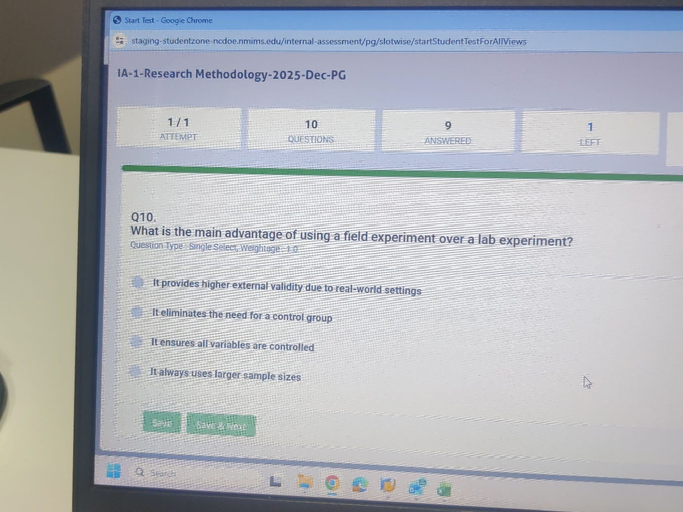 Q10. What is the main advantage of using a | StudyX