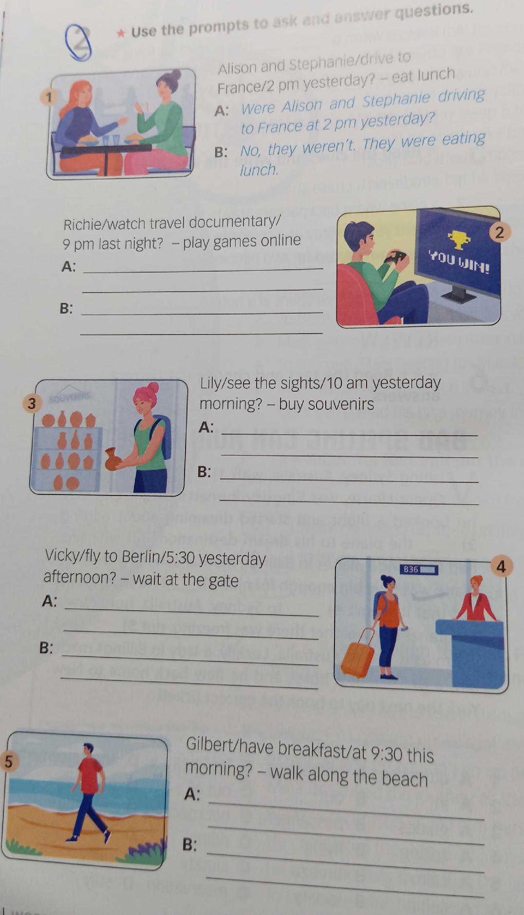 * Use the prompts to ask and answer | StudyX