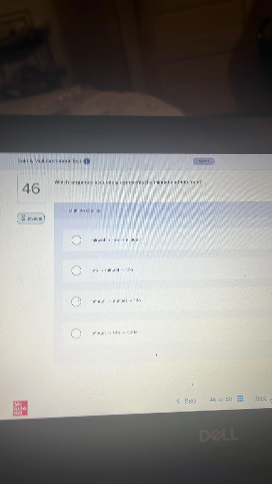 Which sequence accurately represents the | StudyX