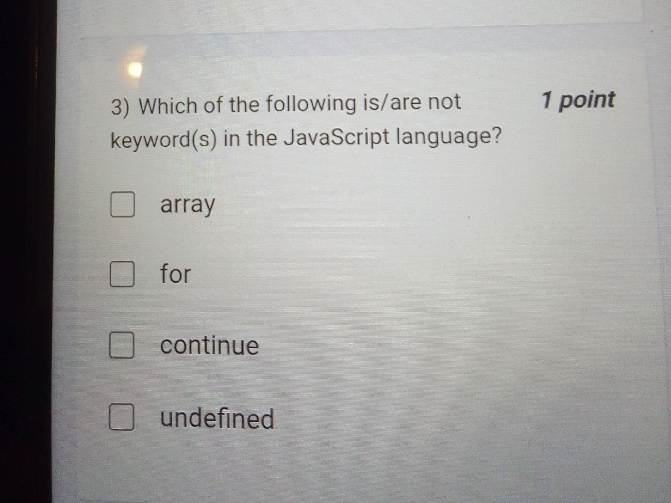 3) Which of the following is/are not | StudyX