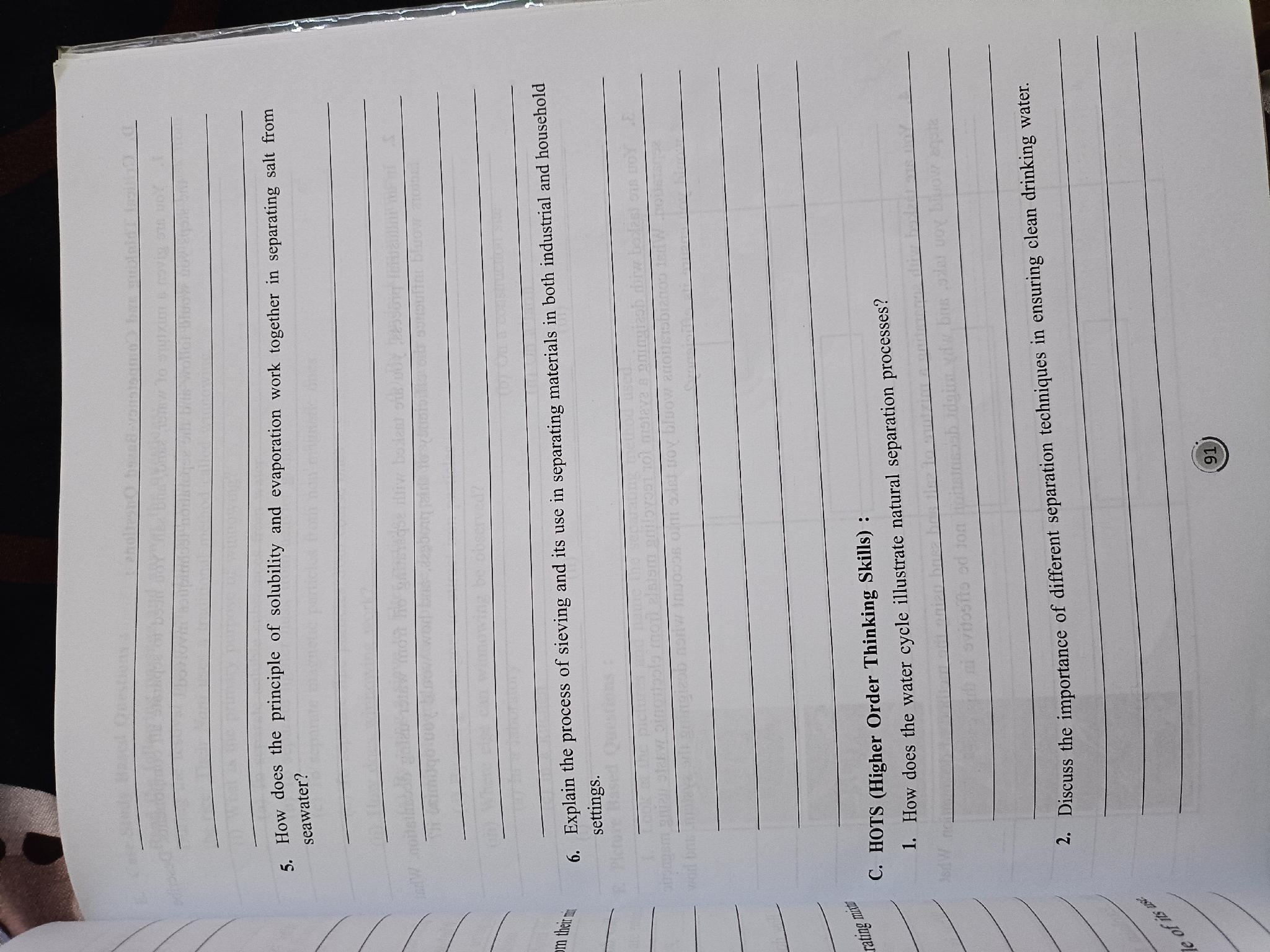 C. HOTS (Higher Order Thinking Skills) : 1. | StudyX