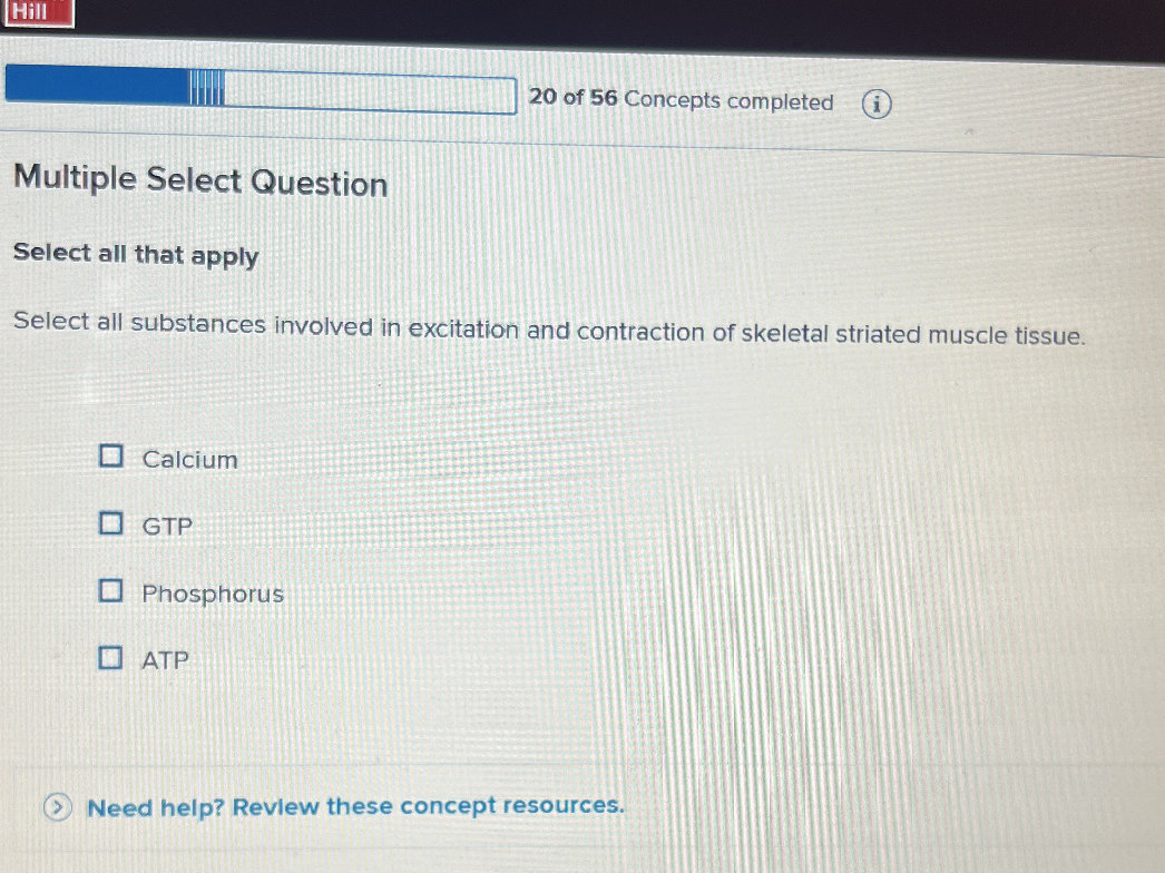Multiple Select Question Select all that | StudyX