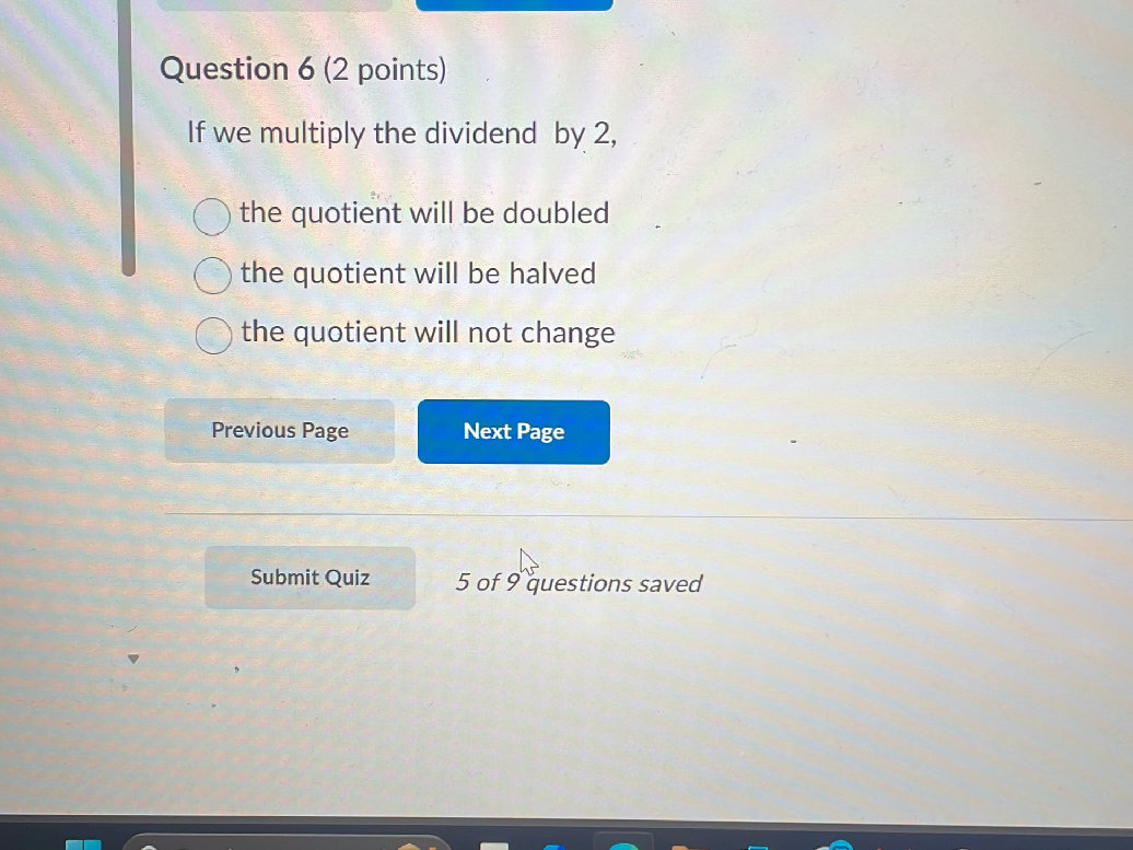 Question 6 (2 points) If we multiply the | StudyX