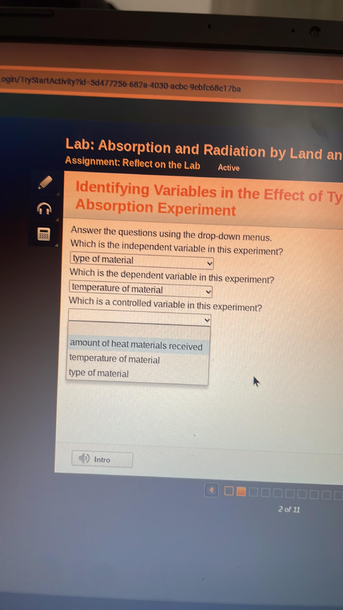 Lab: Absorption and Radiation by Land and | StudyX