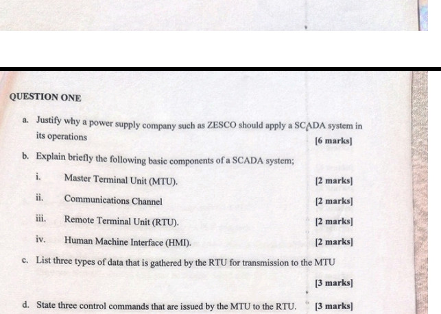 QUESTION ONE a. Justify why a power supply | StudyX