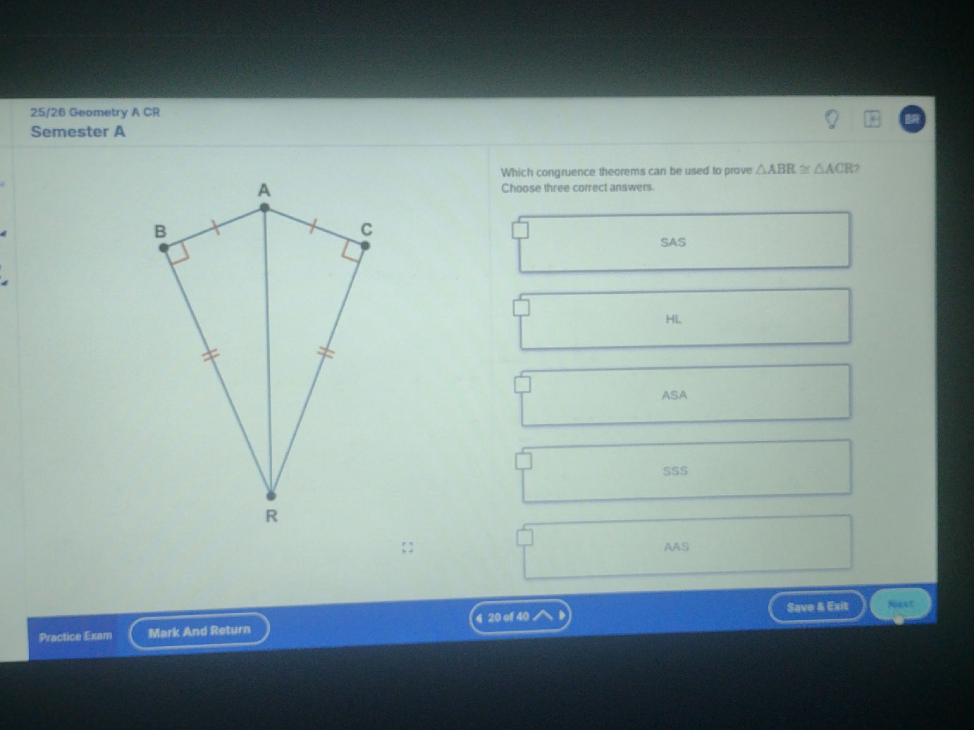 Which congruence theorems can be used to | StudyX