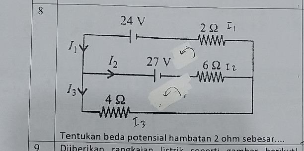 The image displays an electrical circuit | StudyX