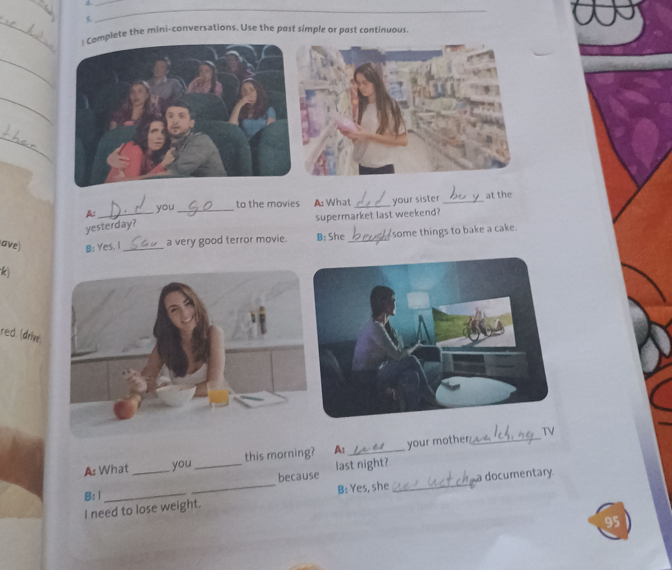 Complete the mini-conversations. Use the | StudyX
